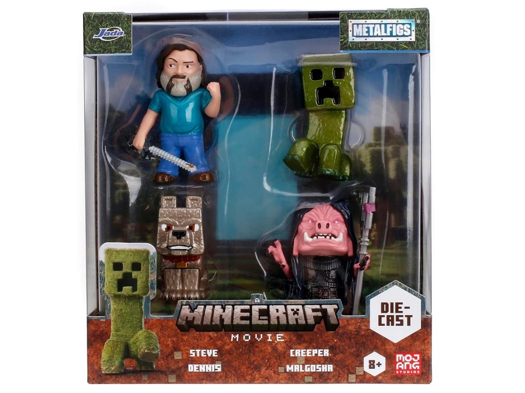 Jada kovinske figure Minecraft Movie 4-Pack | Trgovina Igracke24.hr